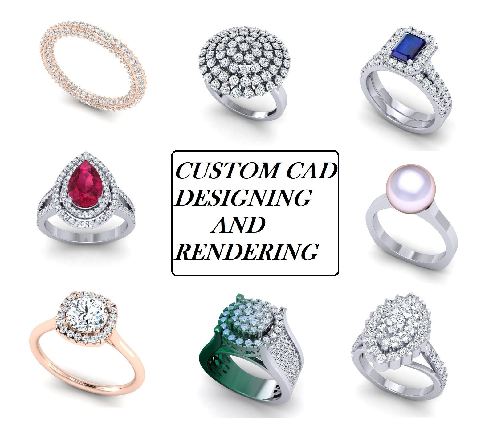Buy Custom 3d Cad Jewellery Design Of Any Product from VR3D jewellery ...