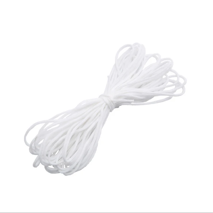 Buy Factory Flat Elastic Ear Loop White Spandex Elastic Ear Loop from ...
