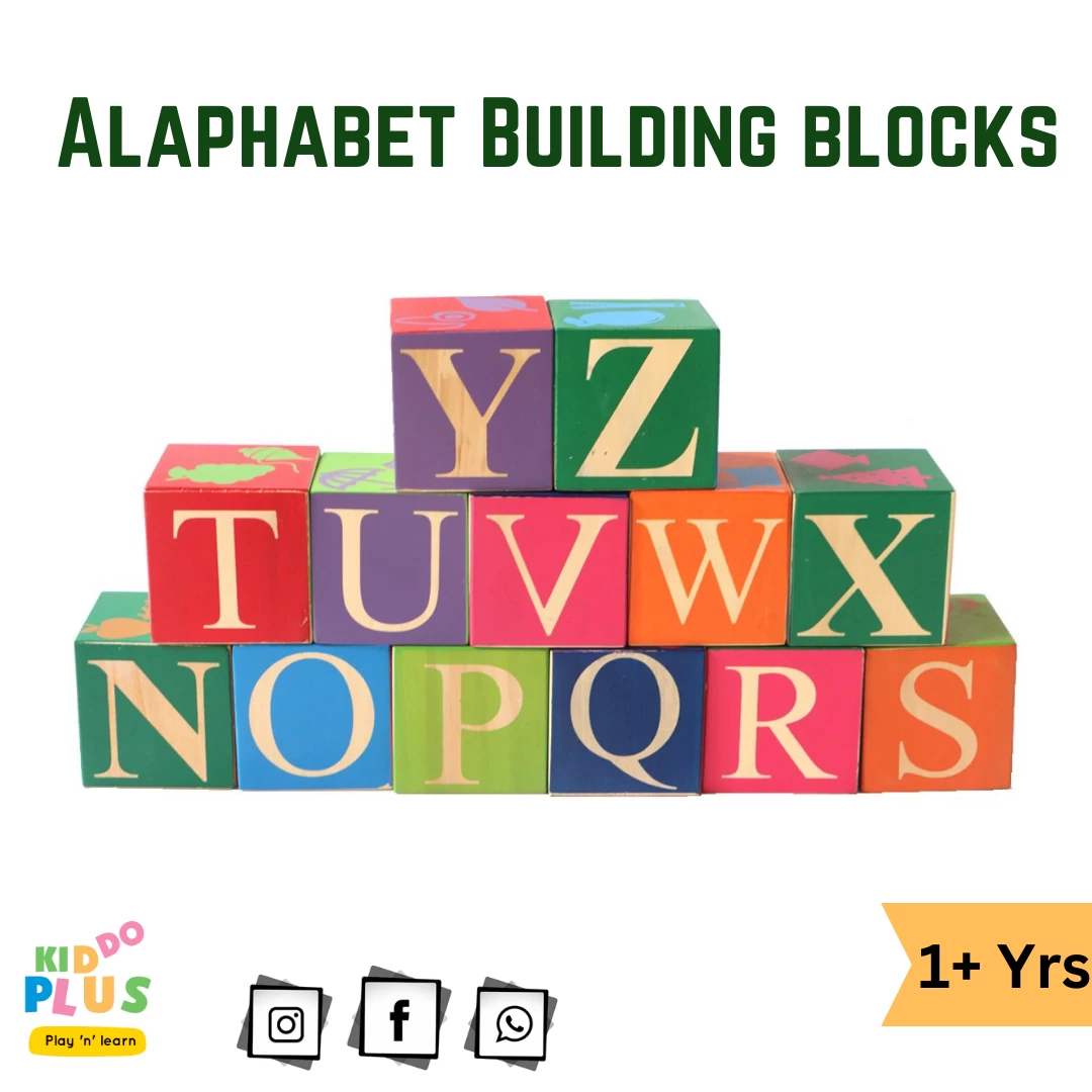 Buy Alphabet Building Blocks from KiddoPlus, India | Tradewheel.com