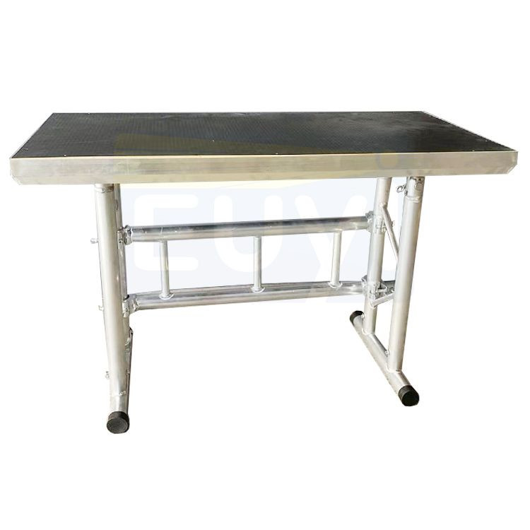 Buy Portable Dj Table Adjustable Height Aluminium Dj Booth Stand For ...