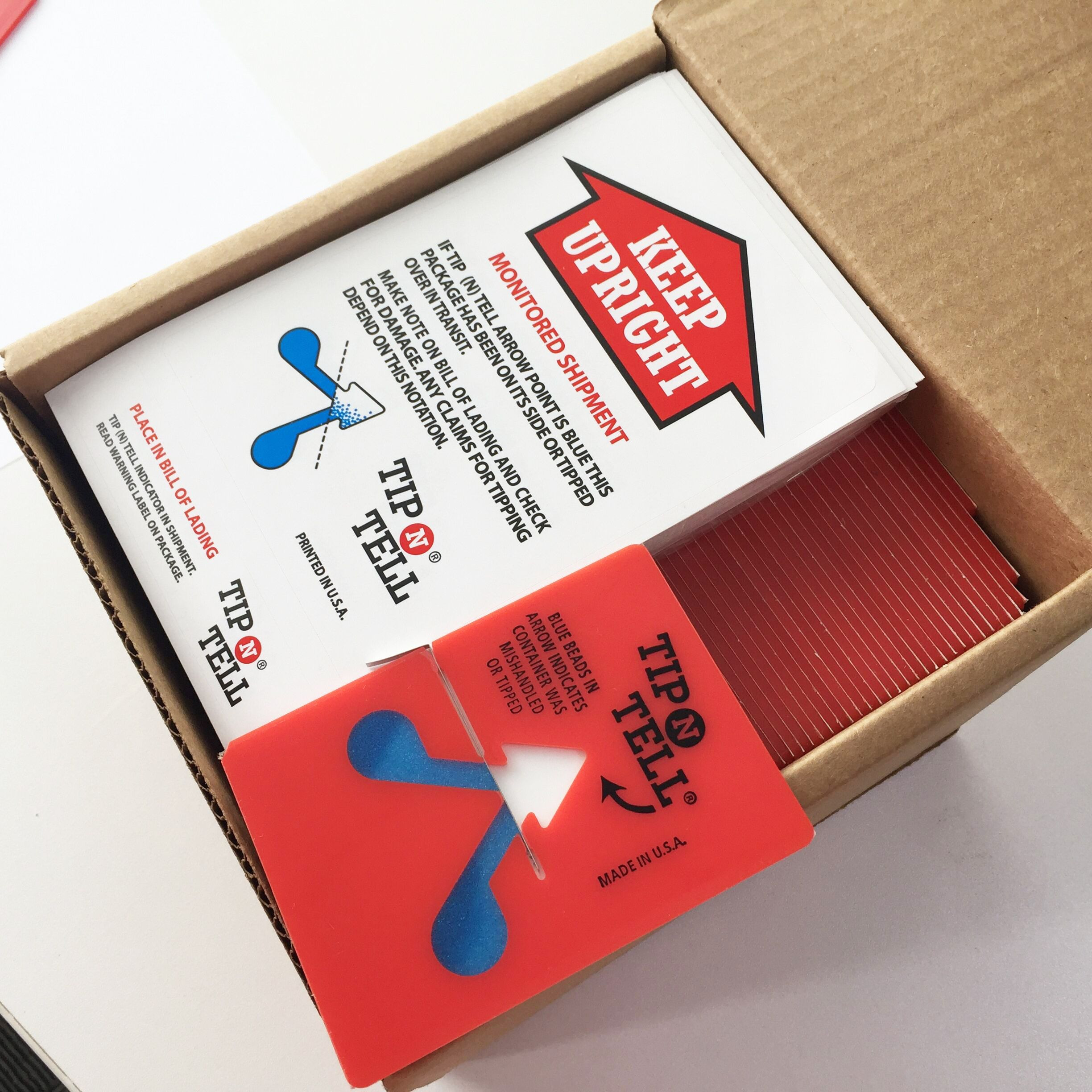 Buy Tip N Tell Tilt Indicator Leaning Label from Shenzhen AKS ...