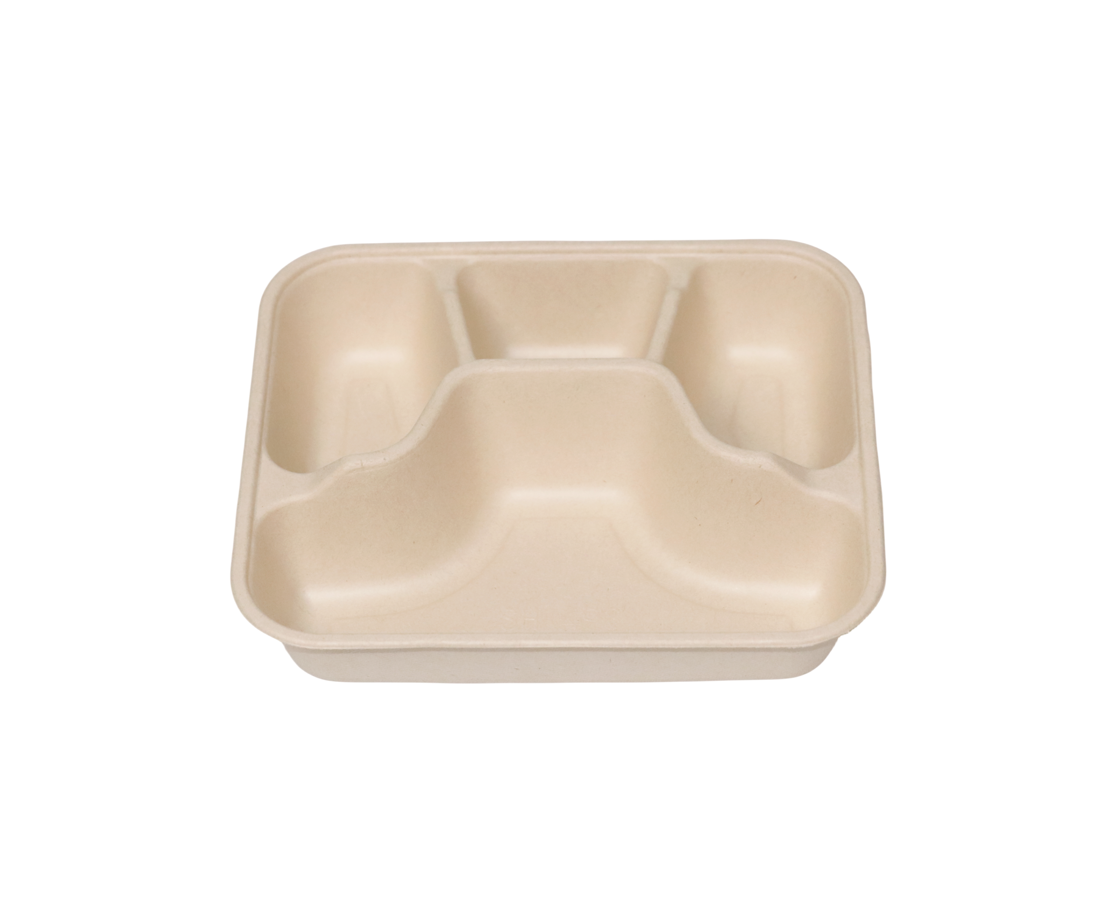 Buy 1450ml/49oz 4-compartments Biodegradable Disposable Take-out ...