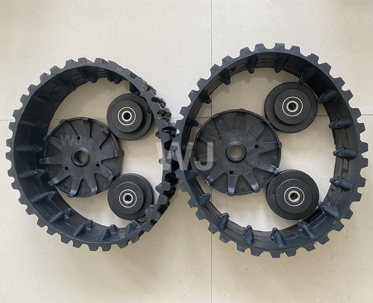 Buy Rubber Track And Wheels Sets For Atv Utv Buggy Quad Snowmobile ...