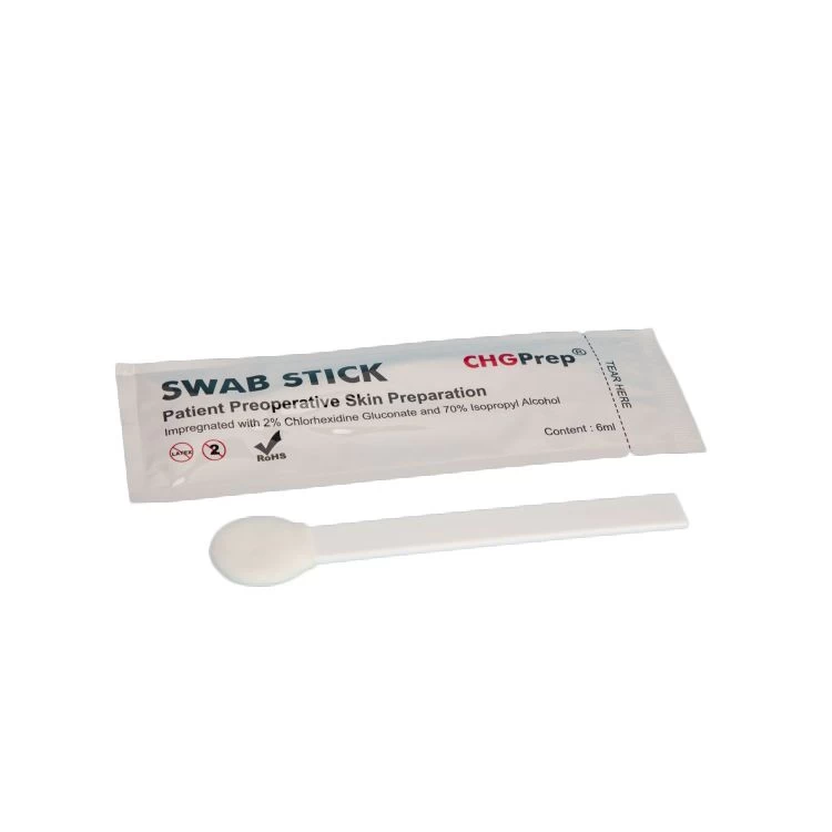 Buy Medical Chgprep Disinfectant Swab Stick With Big Circular Head For ...
