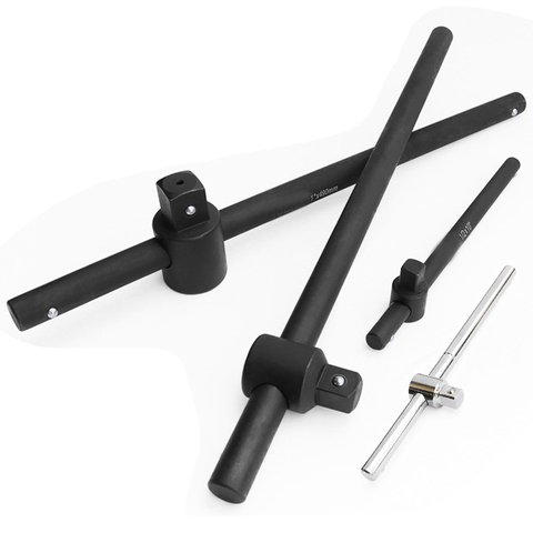 Buy 1/2" 3/4" 1" Black Phosphate Pneumatic Impact Rod Ratchet Torque ...