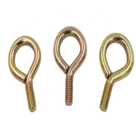 Buy 1/4-20 X 1 Turned Eye Bolts/wire Eye Bolt .zinc Plated Carbon Steel ...