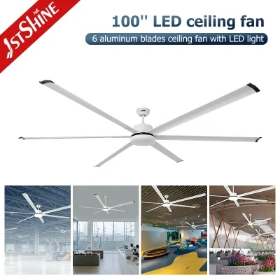 Buy 1stshine 100 Inch Big Ceiling Fan Metal Aluminum Blade Industrial ...