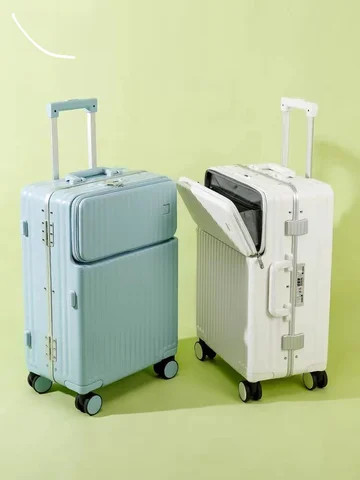 Buy 2024 Hot Seller Pc Laptop Front-open Pocket Luggage With Aluminum ...