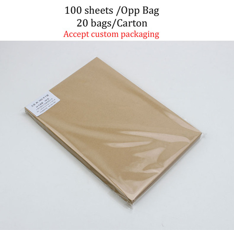 Buy A4 Kraft Paper Thermal Self Adhesive Die Cutting Shipping Labels ...