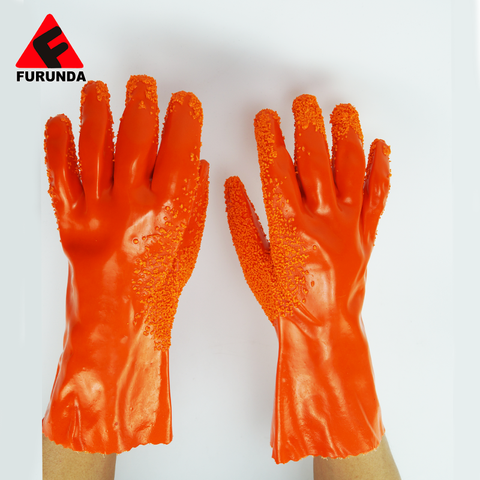 Buy Anti Slip Glove Chemical Resistant Gloves For Processing Fish And ...