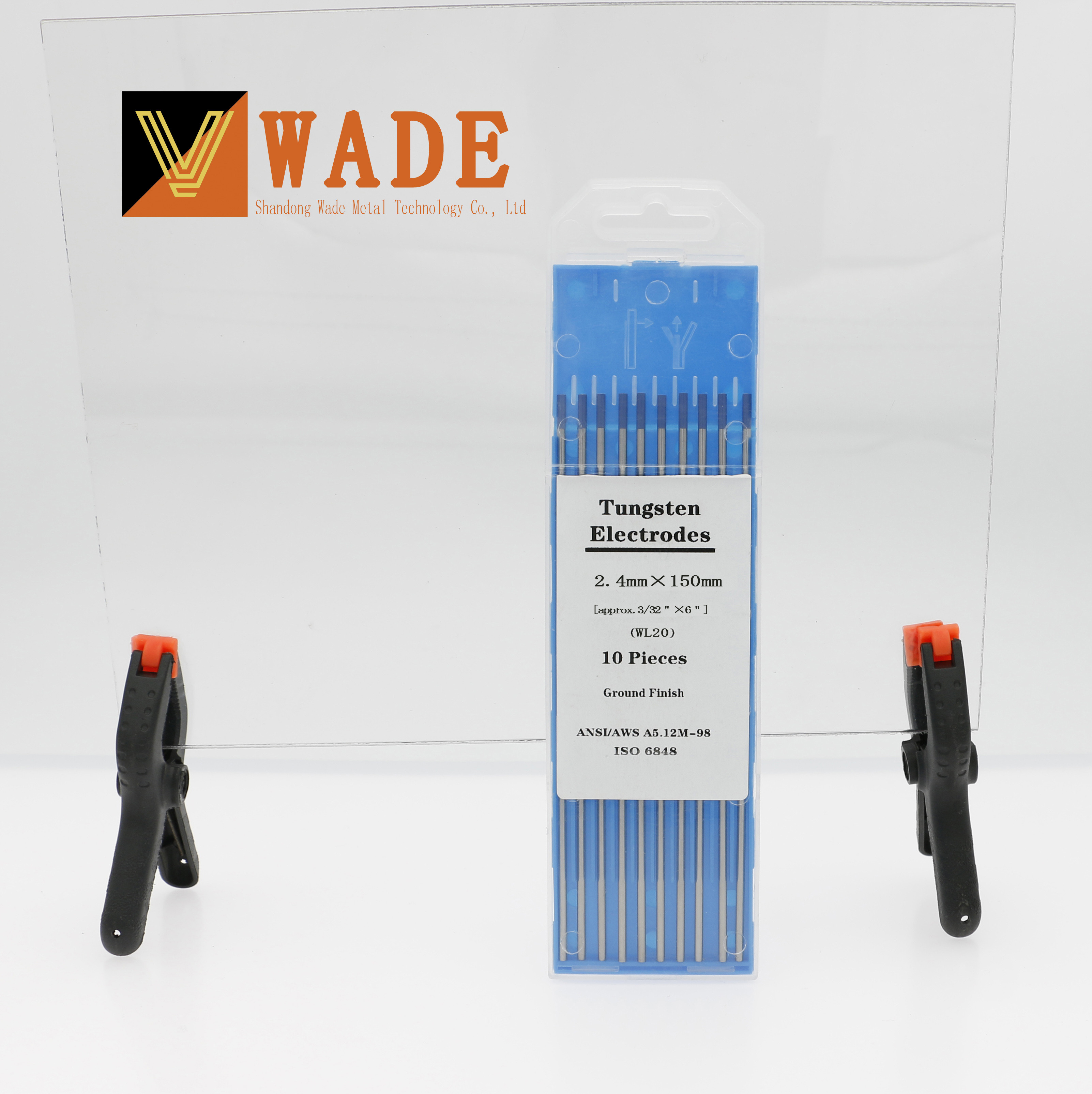 Buy Arc Welding Electrode Wl20 Blue Tungsten Electrodes 1/8" X 7" 3.2mm ...