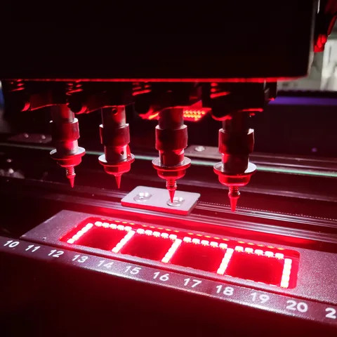 Buy Automatic Vision Vertical 8 Mounting Heads Automatic Pick And Place ...