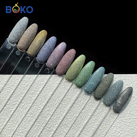 Buy Boko High Quality 2g Holographic Glitter Powder-holo Nail Powder ...