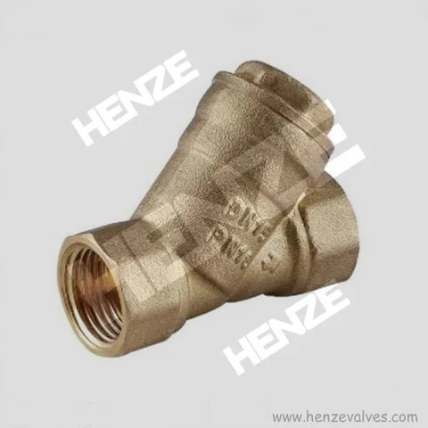 Buy Brass Threaded Y Strainer Npt Or Bsp from Henze Valves Corporation ...