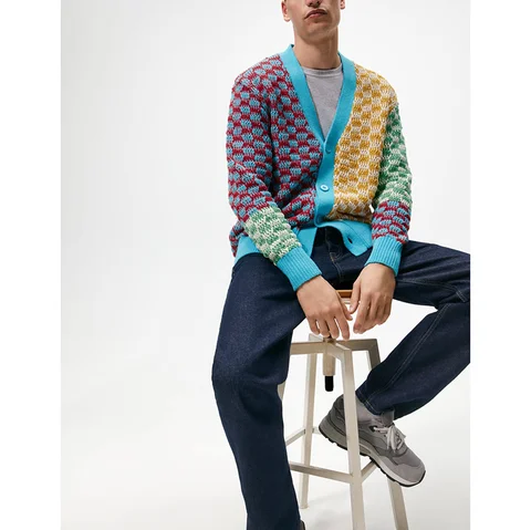 Buy Custom Design Contrasting Color Drop Shoulder Regular Fit Button Up ...