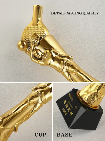 Buy Custom Metal Trophy Cup New Design Iron Material Award Football ...