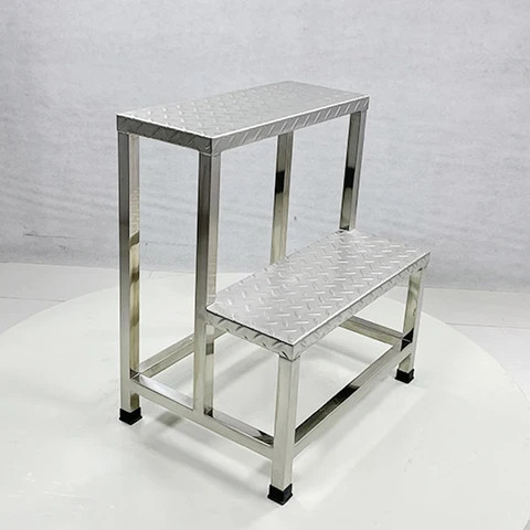 Buy Customized 3-step Heavy Duty Stainless Steel Ladder Easy Assembly ...
