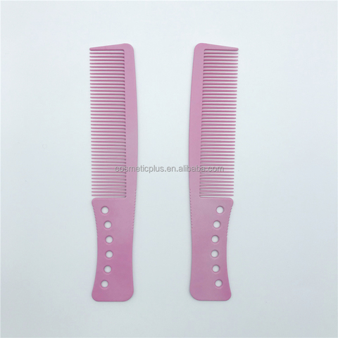 Buy Cute Girl Daily Use Thin Pink Plastic Comb Hair Dressing Tool from ...