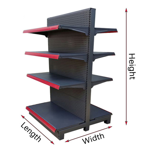 Buy Double-sided Supermarket Shelves Commercial Super Shelves Gondola Shelves from Shanghai ...