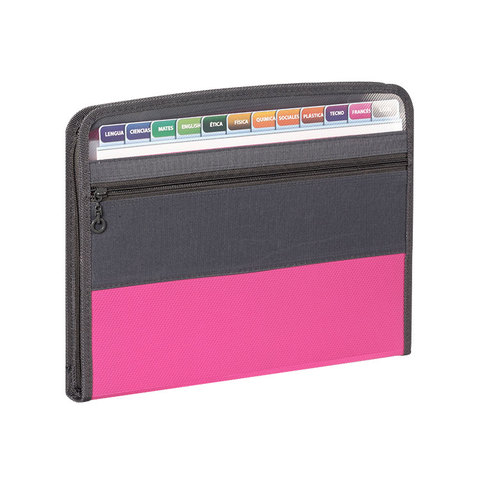 Buy Expanding File Folder With Zipper File Document File Bag Customized ...