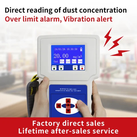 Buy Explosion-proof Handheld Dust Meter Direct-reading Portable Dust ...