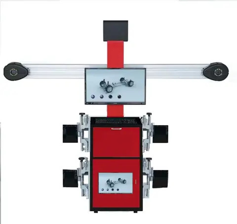 Buy Four Post Car Lift And 3d Wheel Alignment Equipment Machine Full ...