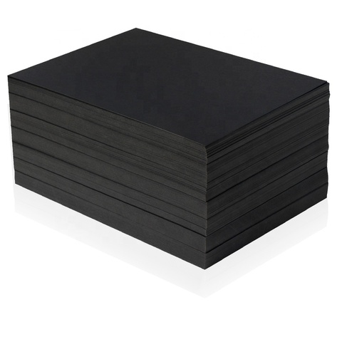 Buy Free Sample 100% Wood Pulp Black Cardboad 180gsm 300gsm 70x100cm ...