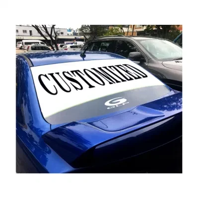 Buy Glp® Custom Personalized Decals Labels Waterproof Transparent Car ...