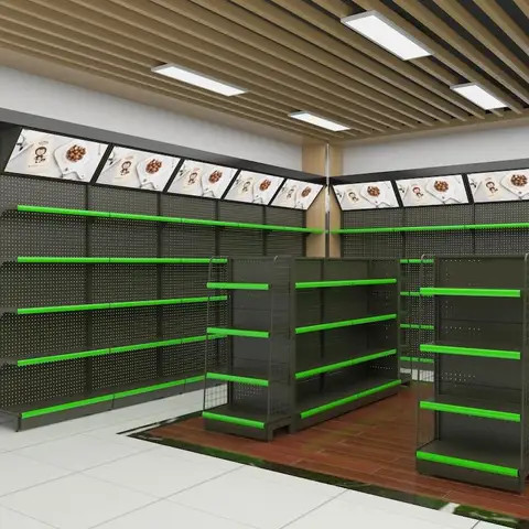 Buy Grocery Display Rack Retail Shelving Units Used Departmental Store ...