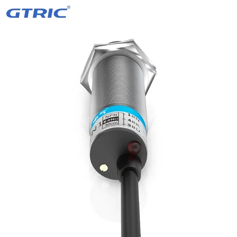 Buy Gtric M18 Series Photoele Switch Sensing Distance 0-30cm 10-30v Dc 3-wires Pnp No Nc Laser ...