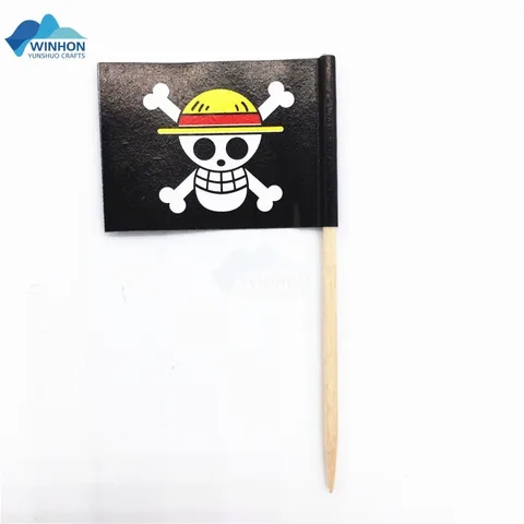 Buy Halloween Party Cupcake Toppers Small Mini Flag Party Decoration ...