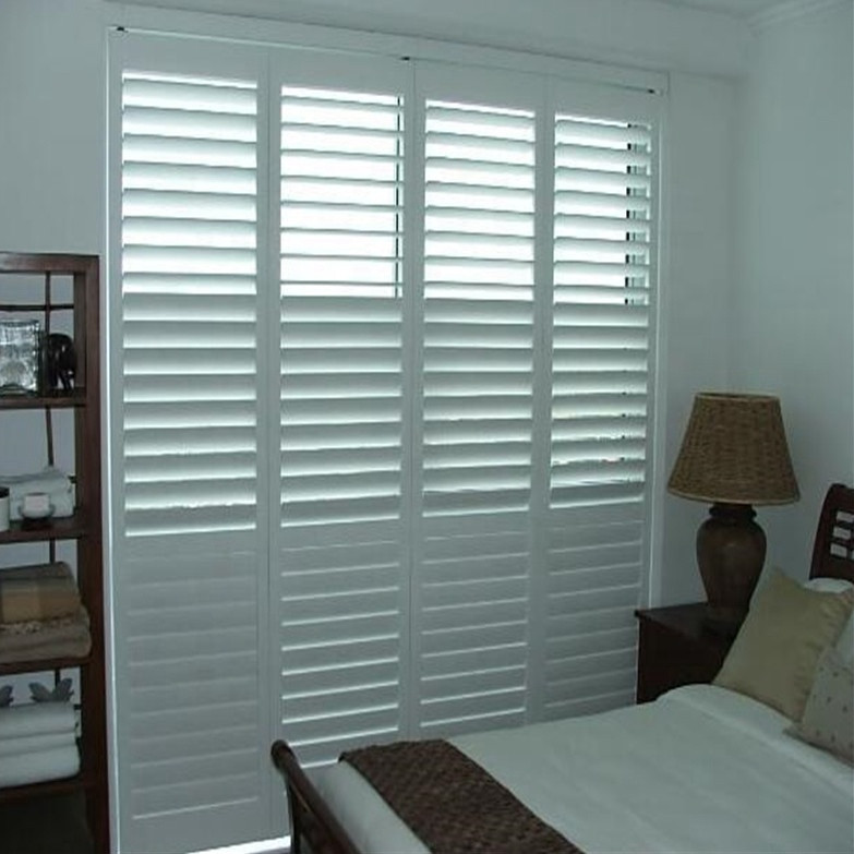 Buy Hidden Shutter Tilt Rod Pvc/ Wooden Window Plantation Shutters from ...