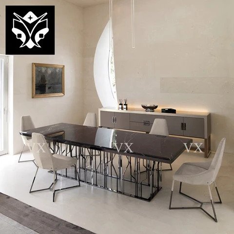 Buy Hot Selling Dining Room Furniture Marble Modern Dining Table Set ...