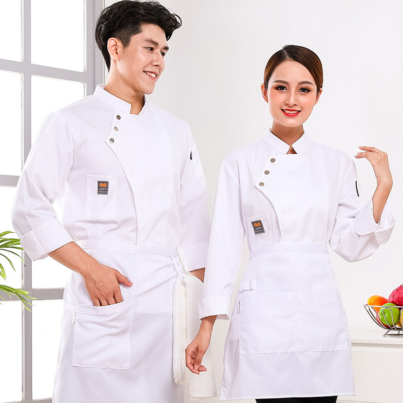 Buy Hotel Waiter Overalls Autumn Long Sleeve Restaurant Catering ...