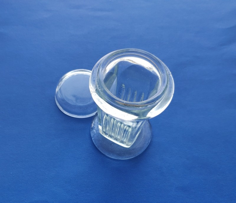 Buy Lab Use Glass 5 Microscope Slide Staining Ware Coplin Jar Staining ...