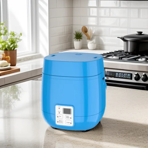 Buy Low Sugar Mini Rice Cooker Blue 1.2l Ceramic Oil 4in1 Intelligent ...