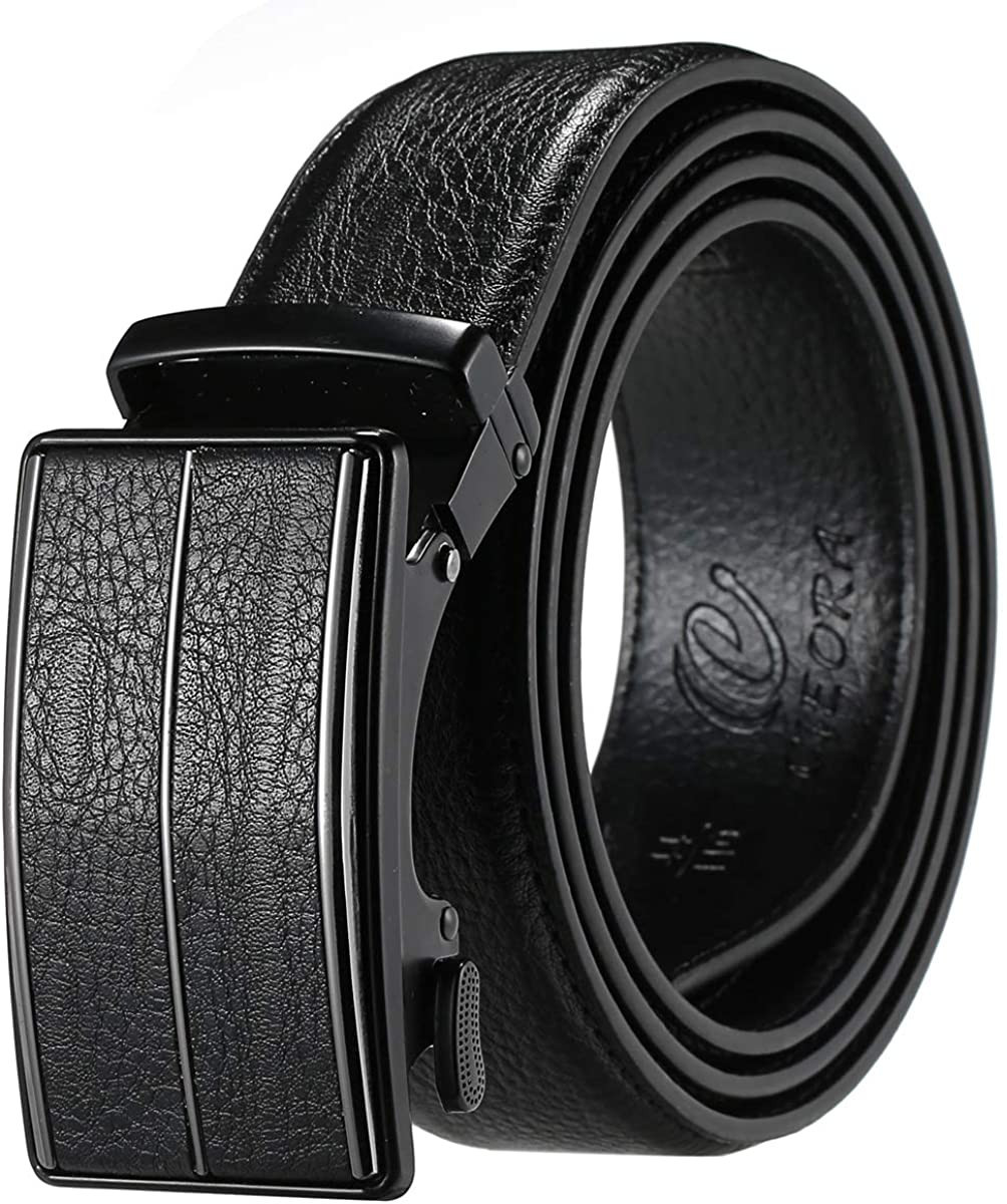 Buy Men's Luxury Belt,bulliant Slide Ratchet Waist Belt For Men Dress ...