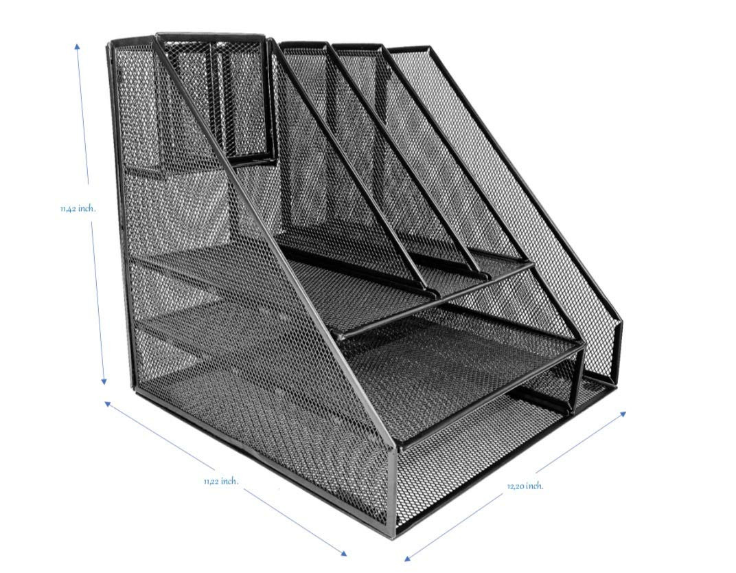 Buy Metal Mesh Office Desk Organizer from Dalian Sam International ...