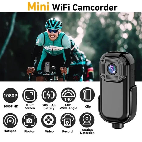 Buy Mini Camera Hd 1080 Wifi Pocket Outdoor Sports Video Audio Recorder ...