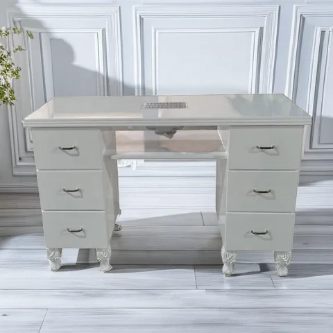 Buy Modern Workstation Artist Technician Nail Bar Beauty Salon Pink ...