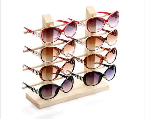 Buy Multi Layers Wood Sunglass Display Rack Shelf Eyeglasses Show Stand ...