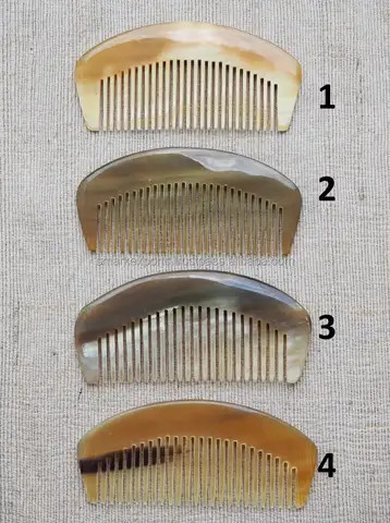 Buy Natural Buffalo Horn Hair Comb Hc2 - Premium Handmade Grooming ...
