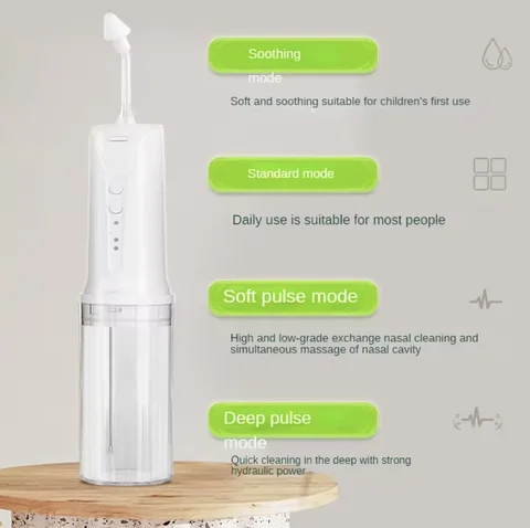 Buy Oem 300ml Cordless Electric Nasal Irrigator 4-mode Neti Pot Sinus ...