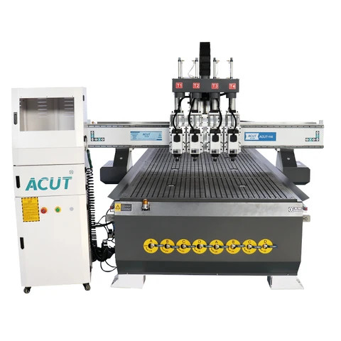 Buy Pneumatic Multi Spindles Cnc Router 1325 2030 2040 5 Heads ...