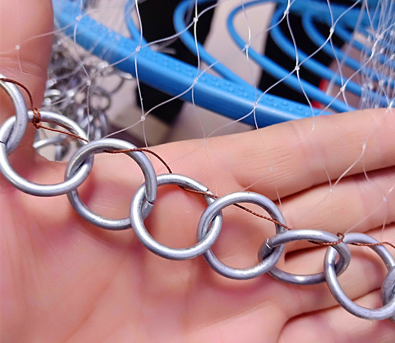 Buy Radius 7ft Fishing Net Monofilament Cast Nets Easy Hand Throw Cast ...