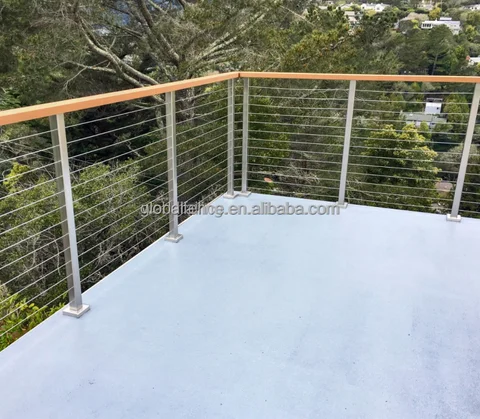 Buy Reilbu Inox Safety Side Mount Design Balcony Wire Railing Cable ...