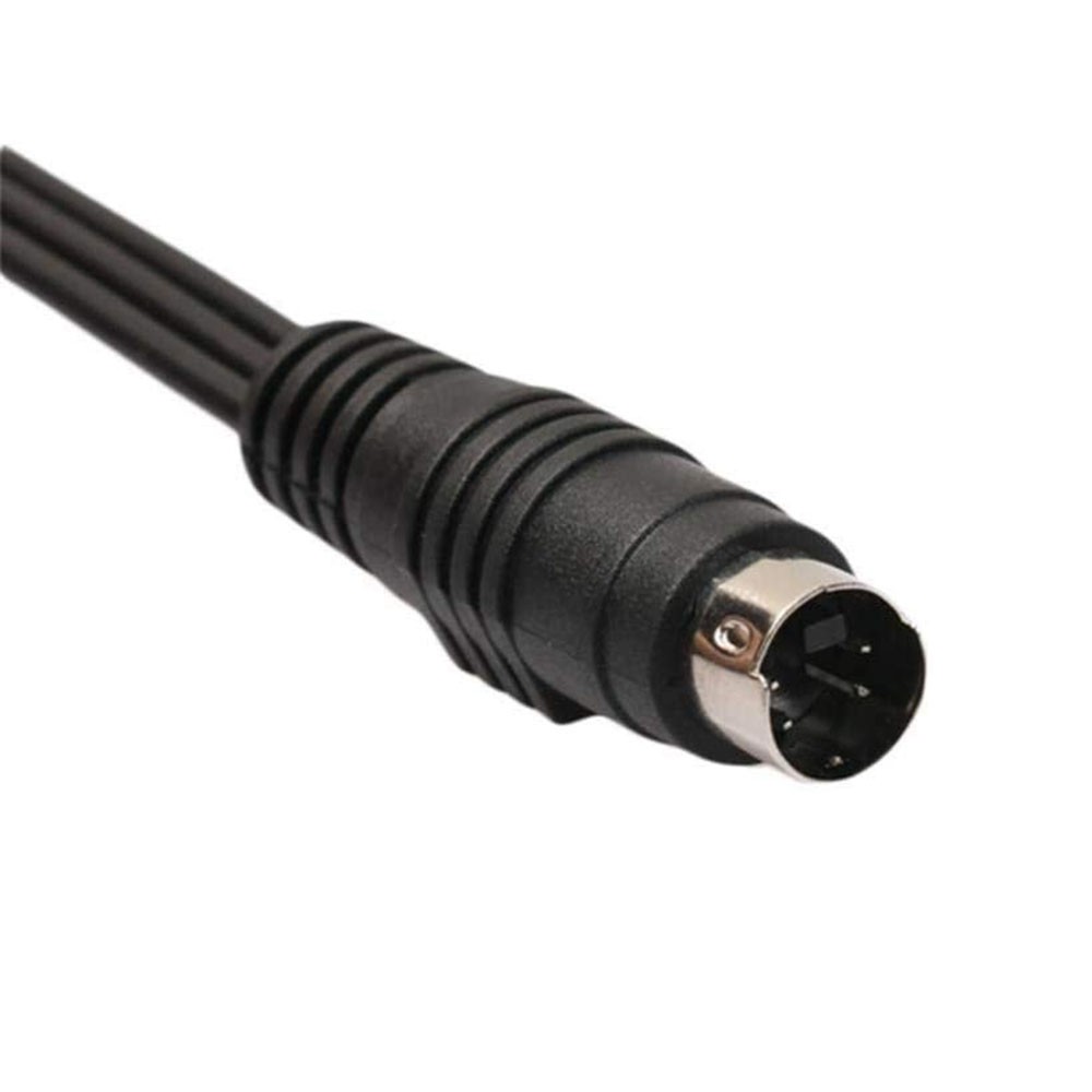 Buy S-video (4 Pin) Male To 3 Rca Av Female Cable Audio Video Adapter ...