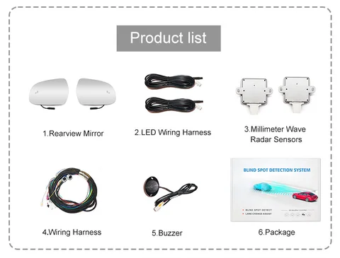 Buy Safe Lane Changes Intelligent Bsd System Blind Spot Side Mirror ...