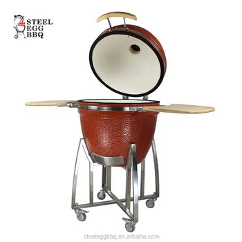 Buy Seb Kamado 23" Ceramic Egg Shape Charcoal Garden Kitchen For Garden ...