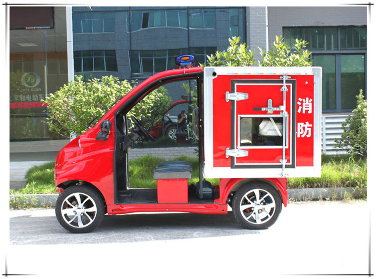 Buy Small Electric Tricycle Fire Truck With Generator And Water Pump ...
